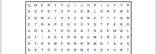PASATIEMPOS RELIGIOSOS - SOPA DE LETRAS De Jesús Enseñando En El Templo ...